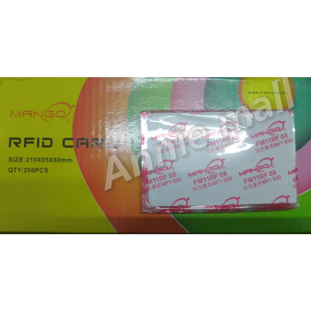 Mango RFID Card ID/MF Card 125kHz /13.56Mhz MF1 S50 Samrt Card (Malaysia Stock) | Shopee Malaysia