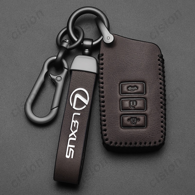 Leather Smart Remote Car Key Case Cover FOB Bag Pouch For Lexus NX GS ...