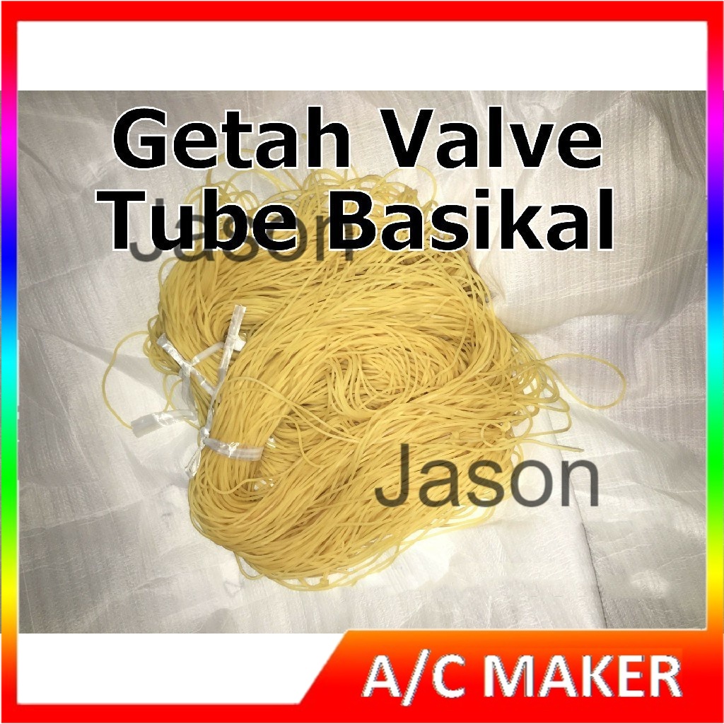 1 Meter Bicycle Valve Hose Latex Rubber Tube Tire Nozzle Getah Tuib ...
