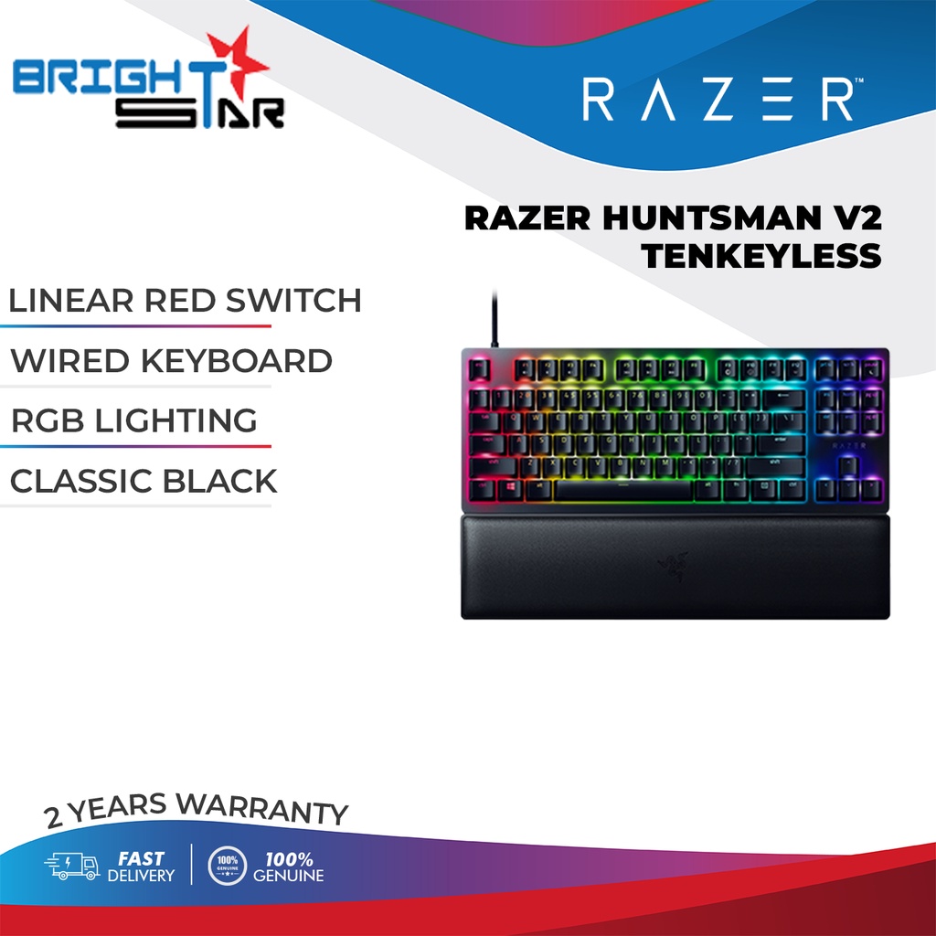 Razer Huntsman V2 TKL-Tenkeyless Optical Gaming Keyboard | Shopee Malaysia