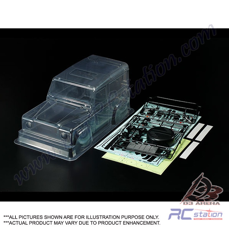 Tamiya Body Shell #51607 - Tamiya 1/10 Land Rover Defender 90 Body Set ...
