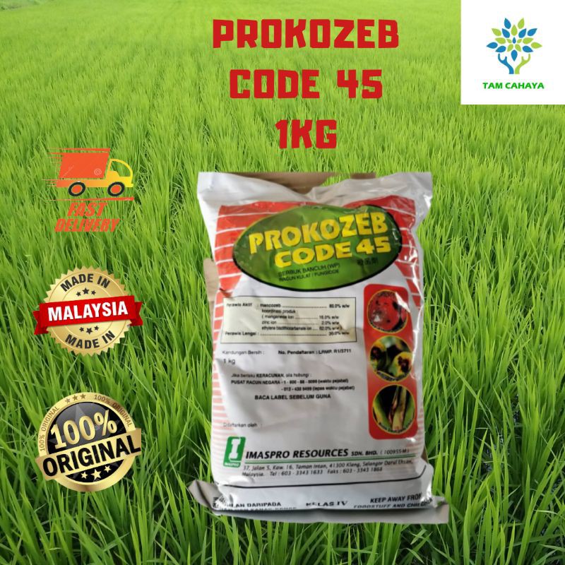 Prokozeb (Sama Dengan Cozeb M45 Comet Agrozeb) Mancozeb 80% Kulat ...