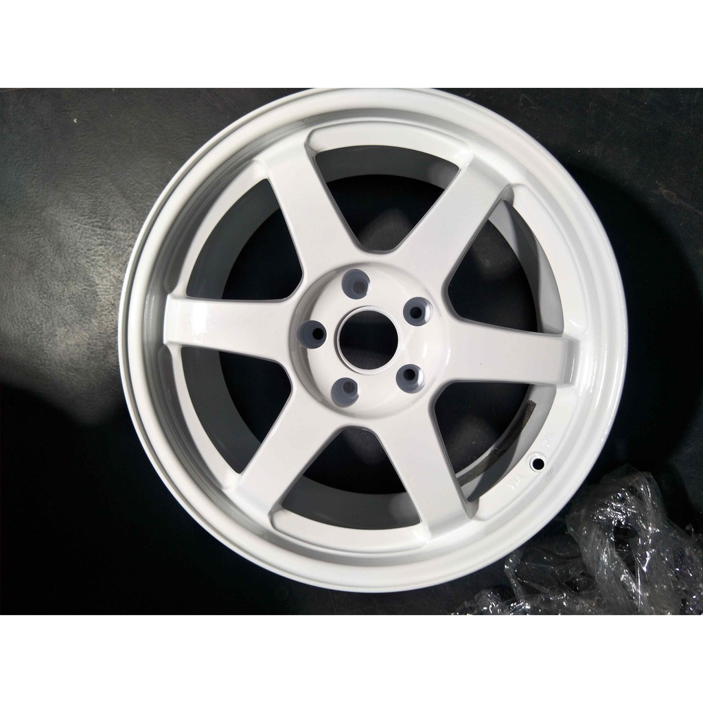 RAYS TE37 VOLK RACING RIMS 6 SPOKE WHEELS (USED) | Shopee Malaysia