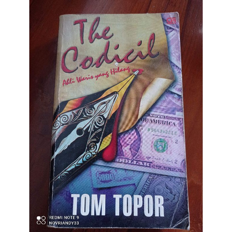 Novel THE CODICIL Ahli Waris That Are Lost - Tom Topor | Shopee Malaysia