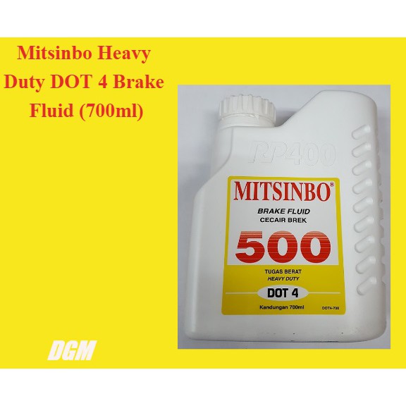 Mitsinbo Heavy Duty DOT 4 Brake Fluid (700ml) | Shopee Malaysia
