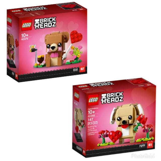 LEGO Valentine's bundle (40349 Puppy + 40379 Bear ) | Shopee Malaysia