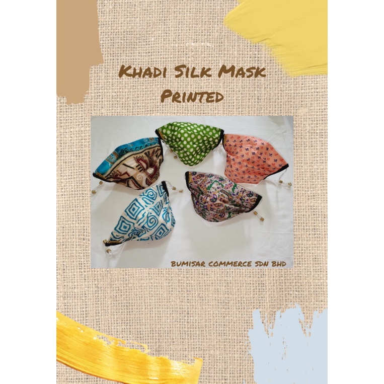 Face Mask (Khadi Silk Mask) | Shopee Malaysia