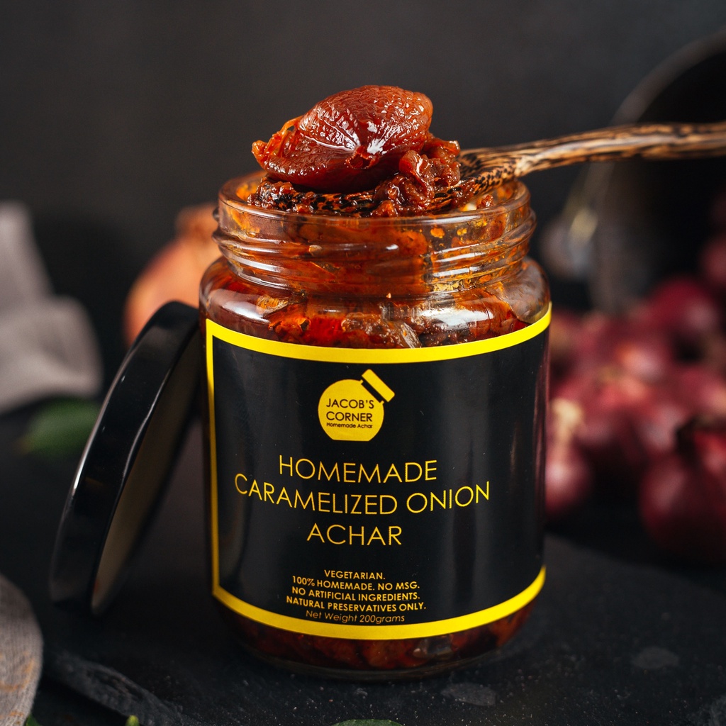 Homemade Caramelized Onion Achar | Jacob's Corner Achars | Bawang Merah ...