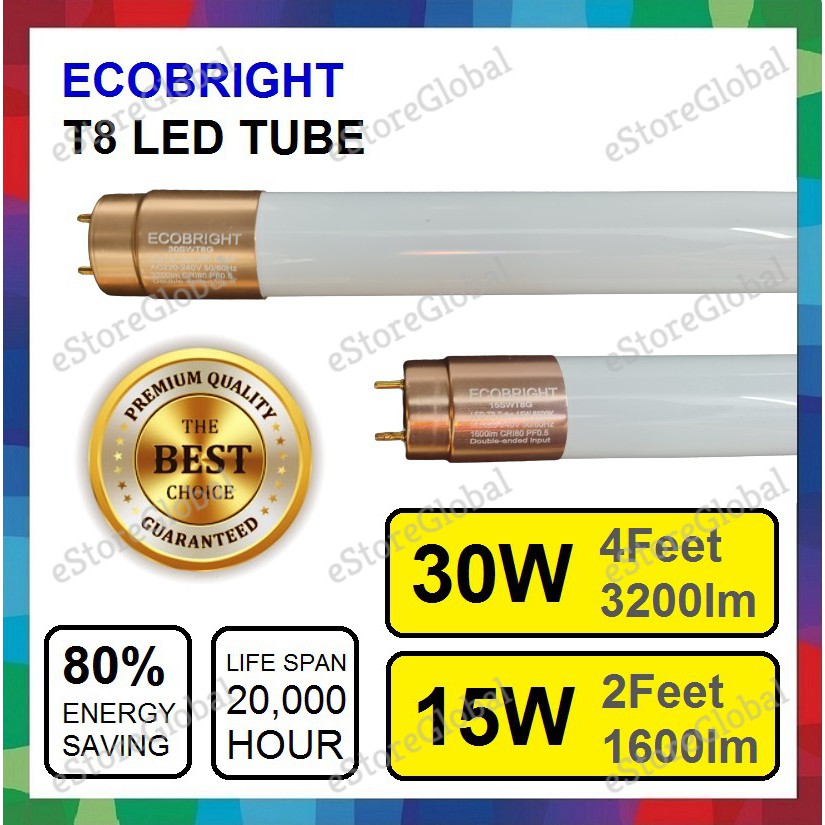 (30PCS) WOSS 32w T8 LED TUBE Sirim / Mentol Panjang 4 kaki LED terang ...