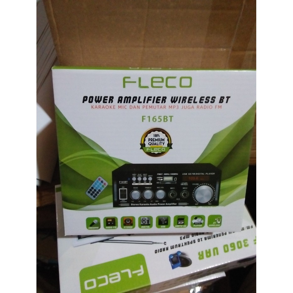 Fleco F 165 Bt Ampli Fleco F 165 Bluetooth Ac And Dc Power Amplifier ...