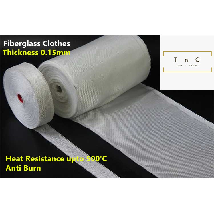 Fiberglass Clothes Fiber Fabric Heat Resistance Clothes Hot Pipe ...