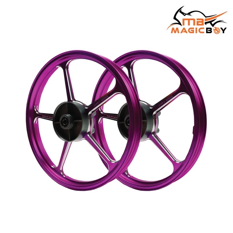 Magic Boy Y15 Sport Rim CNC OPEN HUB FG505 Y15ZR 16/16*17 MATT- BLACK ...