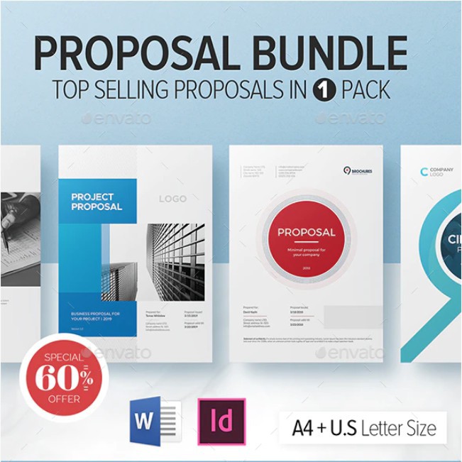 🔥PROMO🔥 4 Sets Top Selling Proposal Template Bundle Collections | MS ...