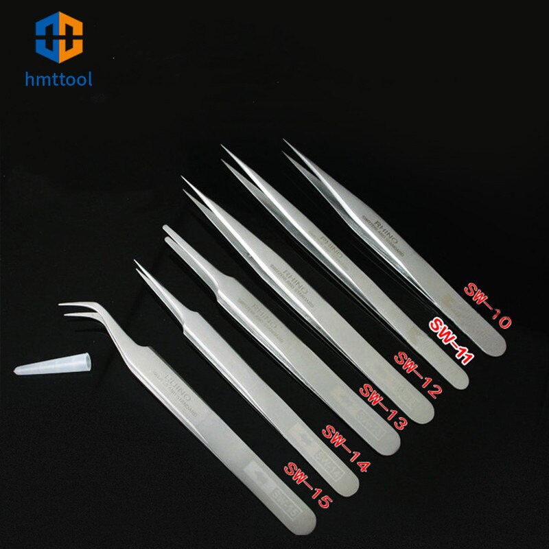 Anti-Magnetic Anti-Acid Super Hard RHINO SW Tweezers Switzerland ...