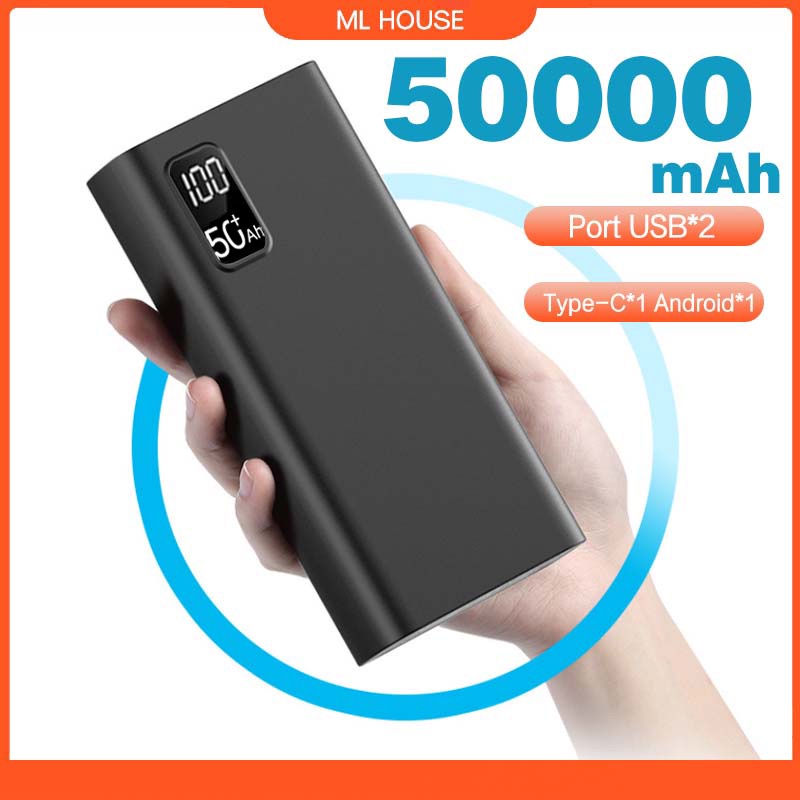 Bank kuasa High Quality PowerBank 50000mah Super Slim LED dispaly ...