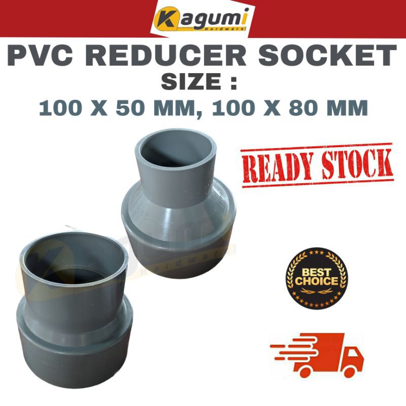 PVC REDUCER SOCKET ( 100 X 50 MM / 100 X 80 MM ) | Shopee Malaysia