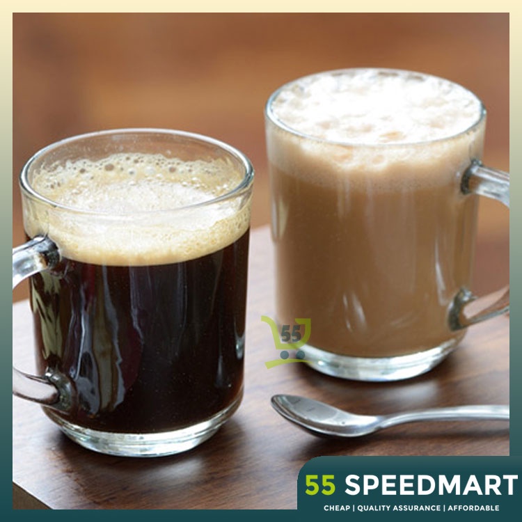 𝟱𝟱𝗦𝗣𝗘𝗘𝗗𝗠𝗔𝗥𝗧 HIGH QUALITY TOP POINT 8OZ 240ML TEMPERED GLASS MUG CAWAN ...