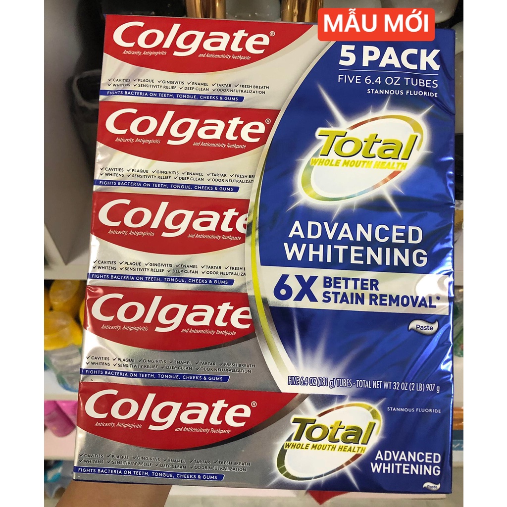 Colgate Total SF Advanced Whitening Toothpaste from America 181g ...