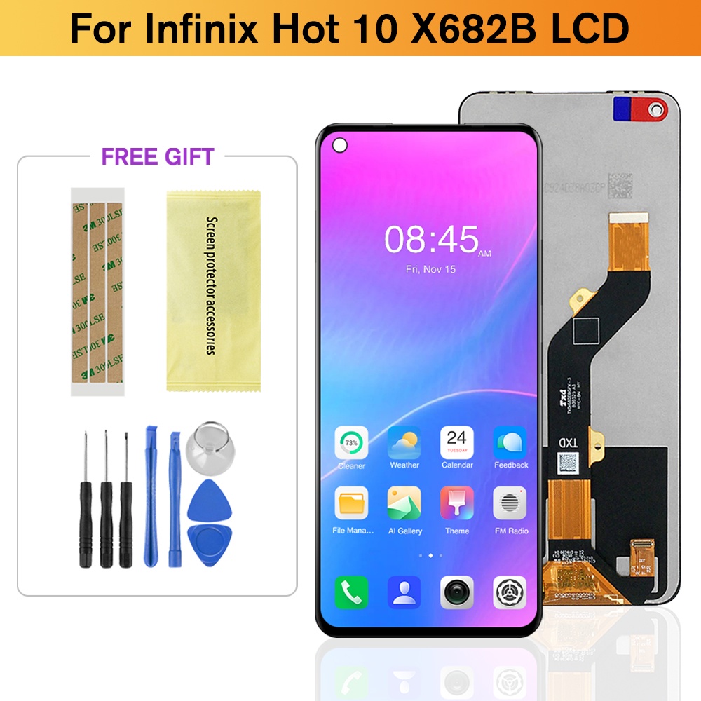 Original For Infinix Hot 10 X682 LCD Display Touch Screen Digitizer ...