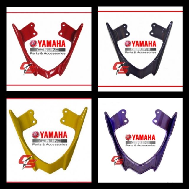 Y15 Y15ZR LC135 V8 L BAR SPOILER BAR 100% ORIGINAL YAMAHA PURPLE YELLOW ...