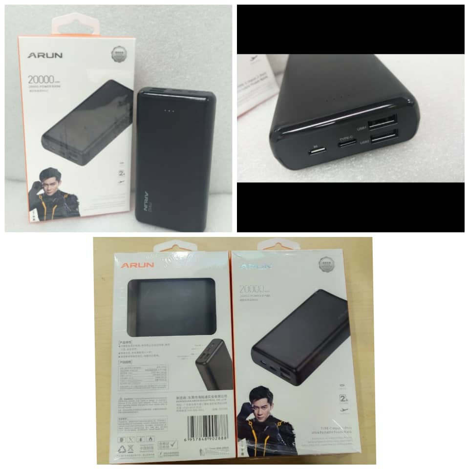 ARUN ORI POWER BANK DUAL PORT 20000MAH 🌹 MINI 2 🌹 | Shopee Malaysia