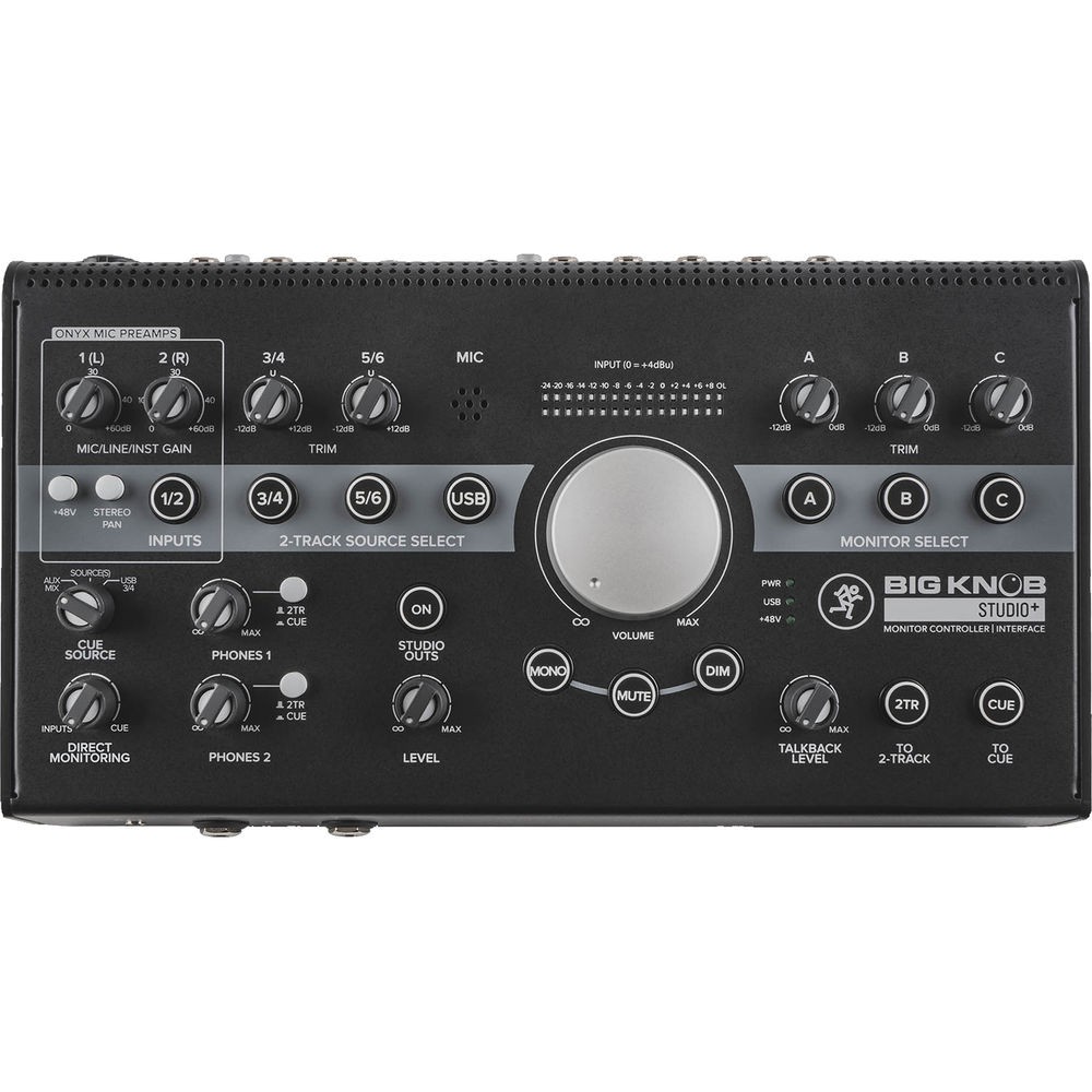 Mackie Big Knob Studio Plus Monitor Controller and Interface (Big Knob ...