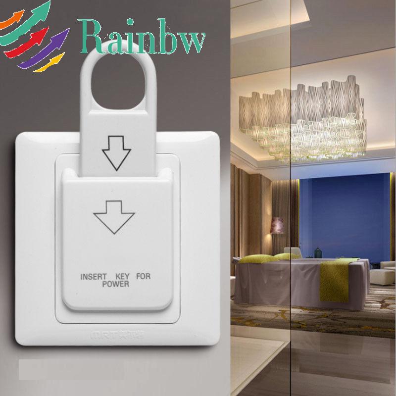 Magnetic White Card Power Switch Energy Saving Switch For Hotels And ...