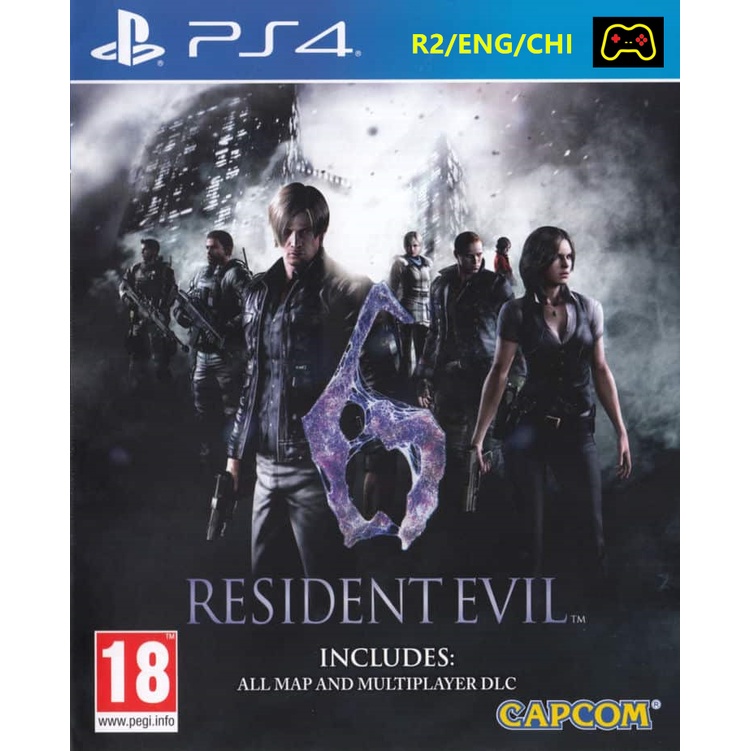 PS4 RESIDENT EVIL 6 | RE6 (R2/ENG/CHI) | Shopee Malaysia