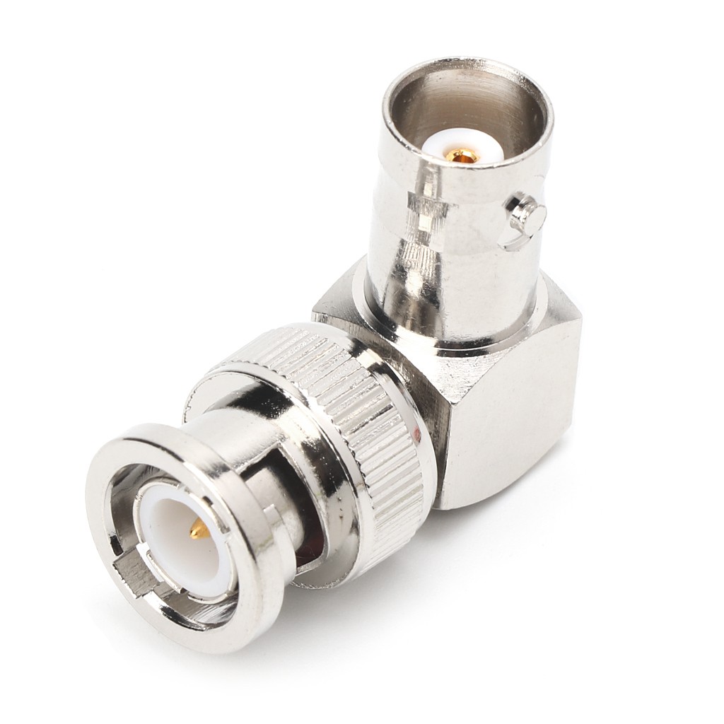 RF Coaxial Cable Adapter L-shaped BNC Male Right Angle to Female Connector | Shopee Malaysia