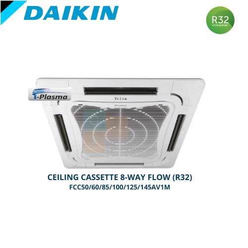 Daikin R32 2.5HP FCC60AV1M Ceiling Cassette Air Conditioner Model ...