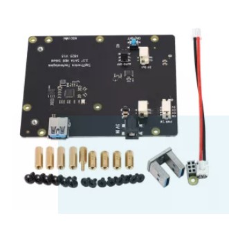 SATA HDD/SSD Storage Expansion Board Suitable for Raspberry Pi 4B X825 ...