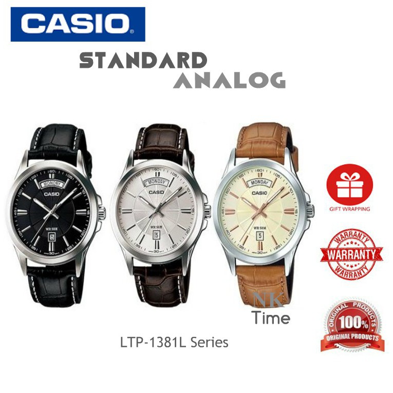 Casio MTP-1381L-1AV / 7AV / 9AV Standard Analog Watch | Shopee Malaysia