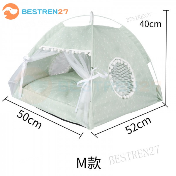Pet Bed Tent House Cat Litter Summer Closed Pet Bed Four Seasons ...