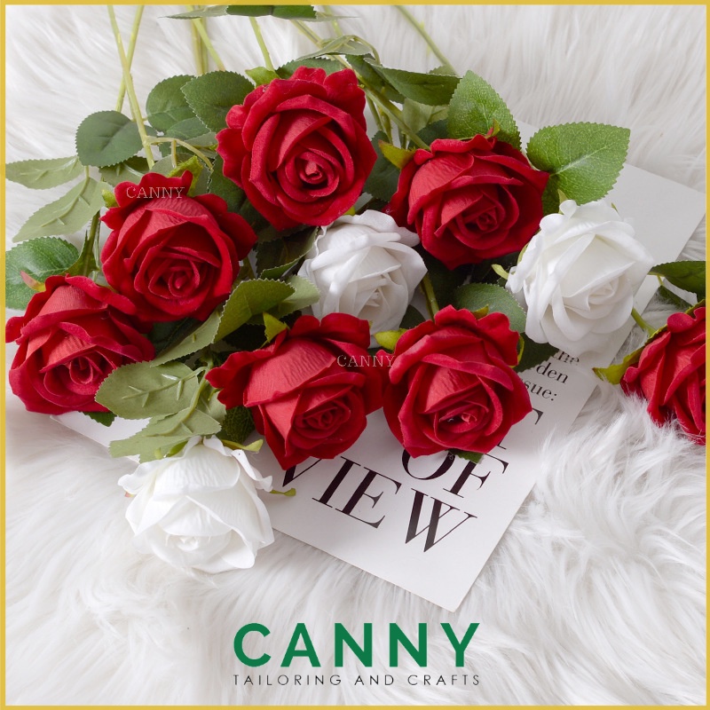 ARTIFICIAL FLOWER ROSE FOR WEDDING / BOUQUET DECO / BUNGA ROS UNTUK ...