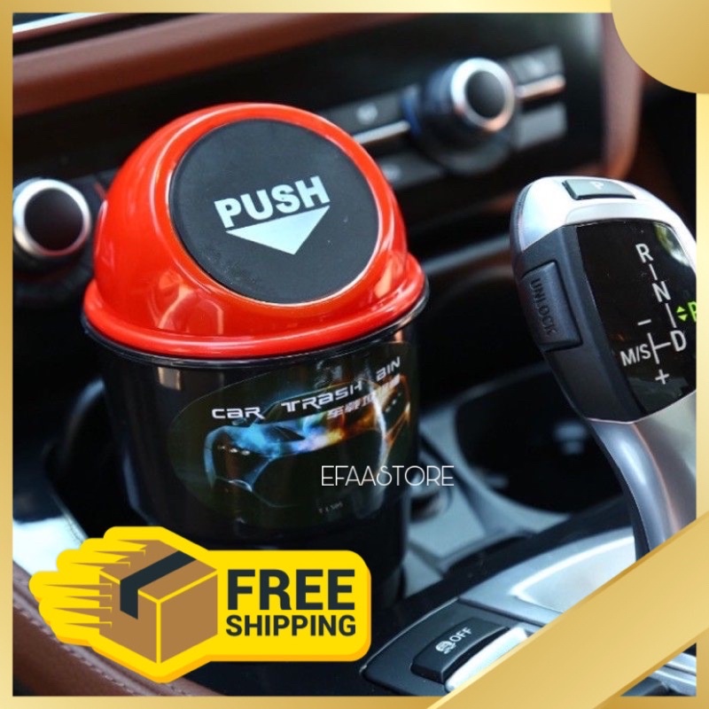 Mini Push Dustbin Car Tong Sampah Kereta Car Home Mini Dustbin Trash ...