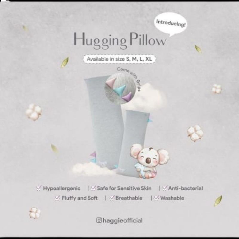 (ORIGINAL) Haggie Hugging Pillow | Shopee Malaysia