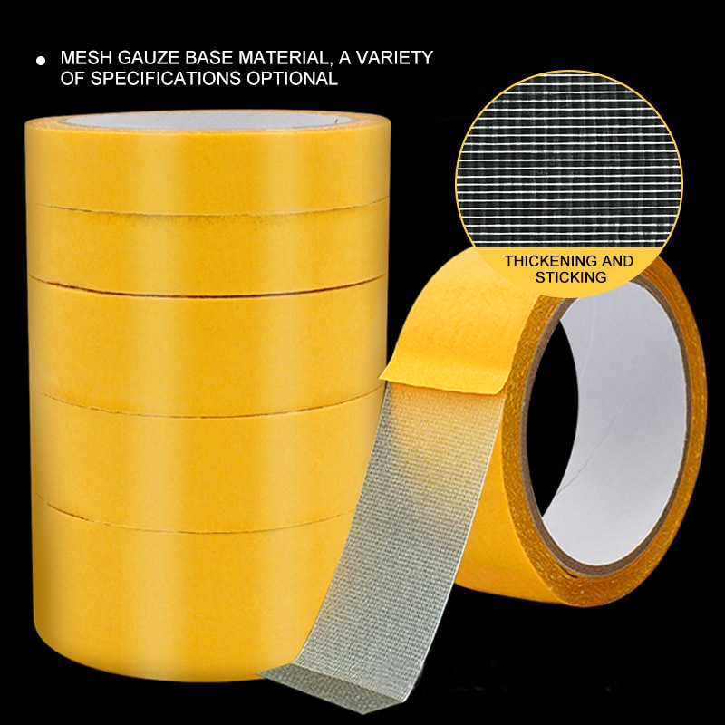 (Ready Stock)10M /20M Double Sided Tape High Viscosity Grid Fiber ...