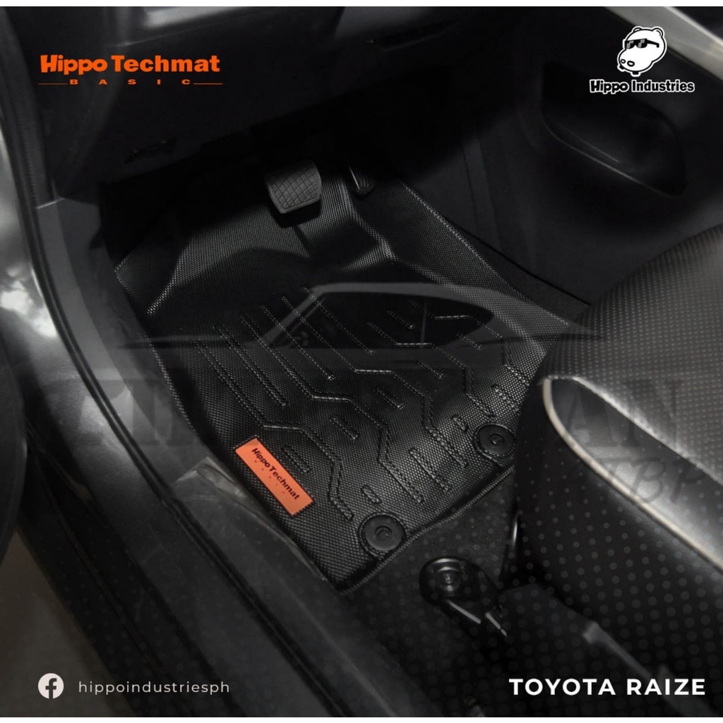 TOYOTA RAIZE 2022-2025 Hippo Techmat Basic Deep Dish Mats V2 | Shopee Malaysia
