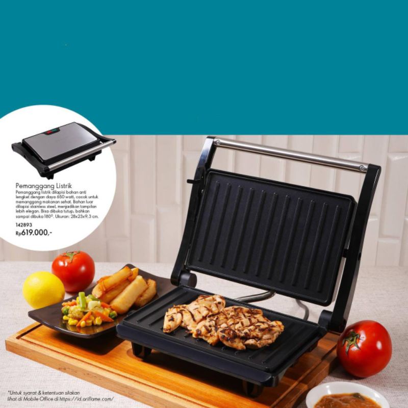 Lock n Lock Electric Grill/Grill Pan Electric Barbeque | Shopee Malaysia
