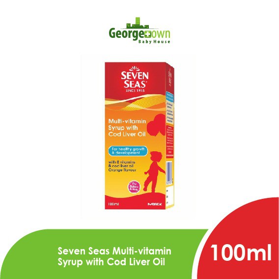 Seven Seas Multivitamin Syrup with Cod Liver Oil 100ml (GTG) | Shopee ...