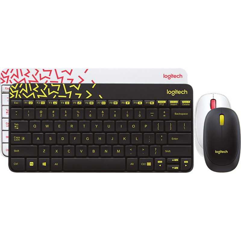 Logitech Mk240 Nano Wireless Keyboard And Mouse Set Office Notebook Desktop Computer Small
