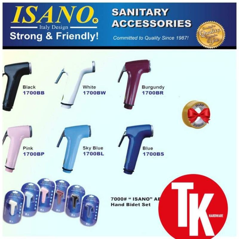 ISANO 1700BB SPRAY HAND BIDET SET | Shopee Malaysia