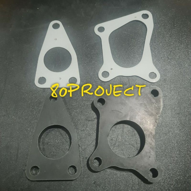 Subaru RHF4 VF20 VF25 VF31 VF33 Turbo flanges downpipe Metal gasket kit ...