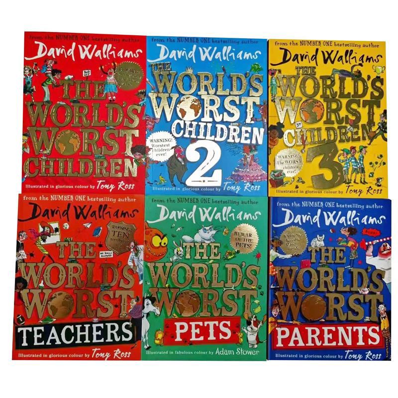 (M'SIA READY STOCK|6 BOOKS) THE WORLD'S WORST SERIES by DAVID WALLIAMS ...