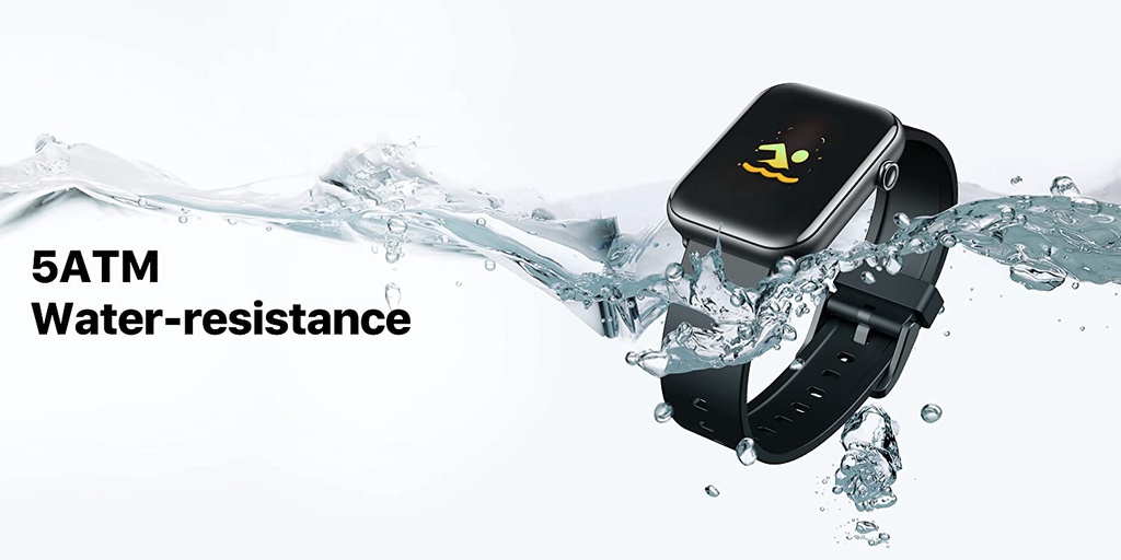 Mobvoi TicWatch GTH Smartwatch -Skin Temperature/SpO2/24 HR Heart Rate ...