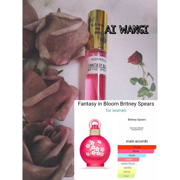 PERFUME EDP FANTASY BLOOM INSPIRED BY BRITNEY SPEARS 10ML (HIGH GRED ...