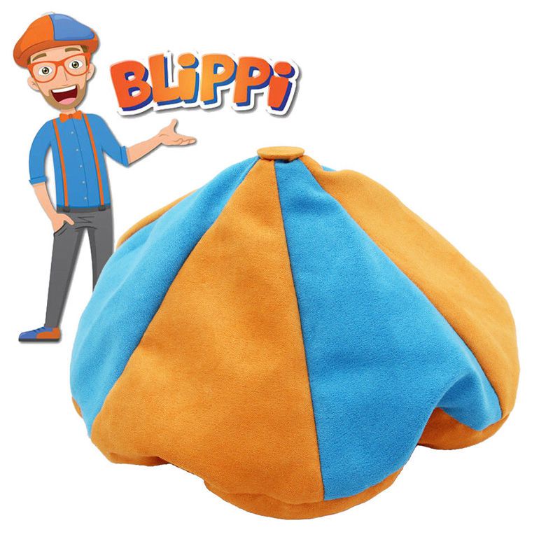 Blippi Glasses Hat Dress Up Theme Blippi Cosplay Child Adults Cosplay ...