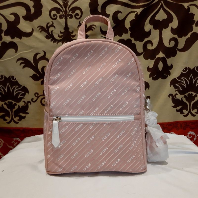 Guess Backpack pink ORIGINAL | Shopee Malaysia