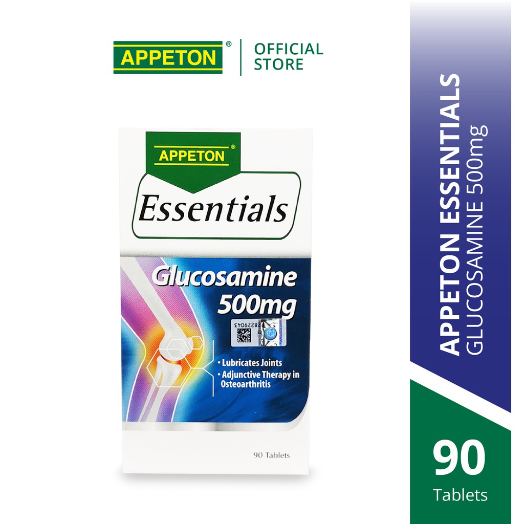 APPETON Essentials Glucosamine 500mg - Suplemen Tambahan untuk ...
