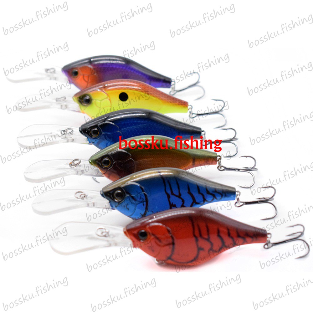 7cm / 22.5g Floating Deep Crankbait / Kerapu killer / LureFishing ...